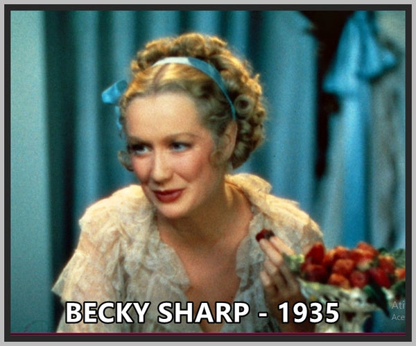 BECKY SHARP - 1935 - MIRIAM HOPKINS - RARE DVD – TV Museum DVDs