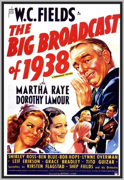 BIG BROADCAST OF 1938 - COLORIZED - 1938 - MARTHA RAYE - RARE DVD – TV Museum DVDs