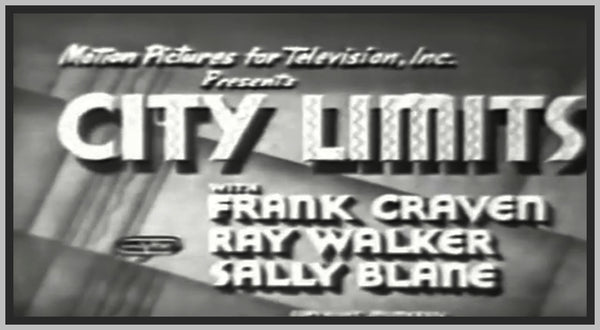 CITY LIMITS - 1934 - RAY WALKER - RARE DVD – TV Museum DVDs
