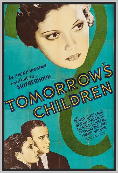 TOMORROW'S CHILDREN - 1934 - DICKIE MOORE - RARE DVD – TV Museum DVDs