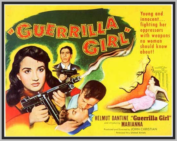 GUERILLA GIRL - 1953 - COLORIZED - RARE DVD – TV Museum DVDs