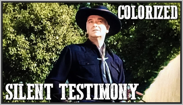 Hopalong Cassidy Silent Testimony Colorized Digital Download Tv 6400