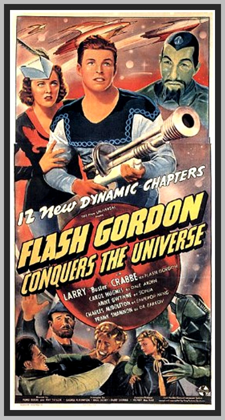 FLASH GORDON - 1940 - BUSTER CRABBE - COLORIZED - RARE DVD – TV Museum DVDs