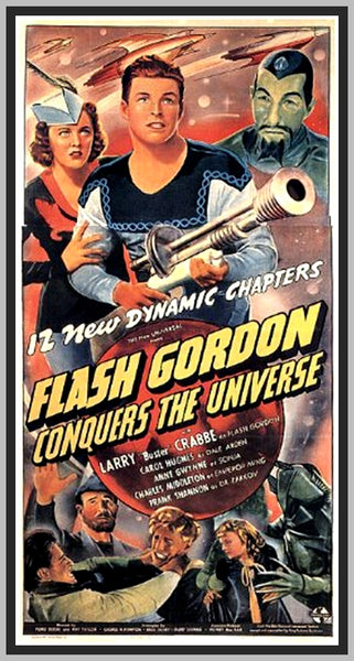 FLASH GORDON - 1940 - BUSTER CRABBE - COLORIZED - RARE DVD – TV Museum DVDs