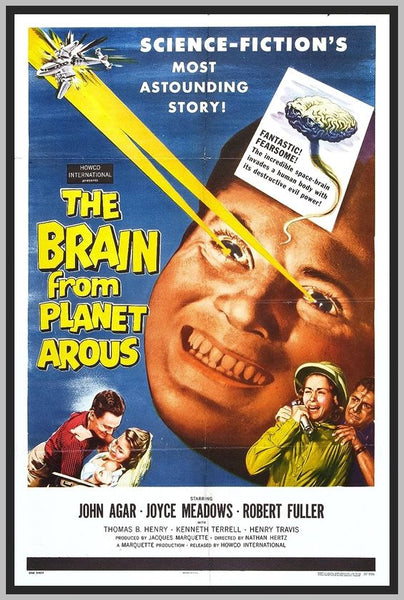 THE BRAIN FROM PLANET AROUS - COLORIZED - 1957 - JOHN AGAR - RARE DVD ...