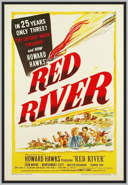 RED RIVER - COLORIZED - NARRATION BY WILLIAM BRENNEM - 1948 - RARE DVD ...