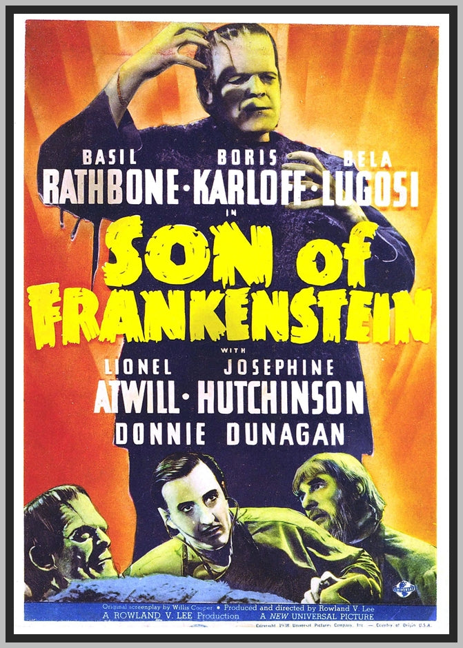 SON OF FRANKENSTEIN - COLORIZED - 1939 - BORIS KARLOFF – TV Museum DVDs
