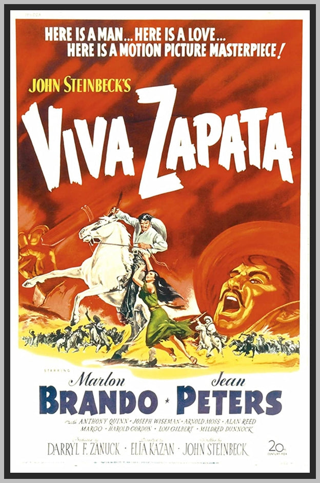 VIVA ZAPATA - COLORIZED - 1952 - MARLON BRANDO - RARE DVD – TV Museum DVDs