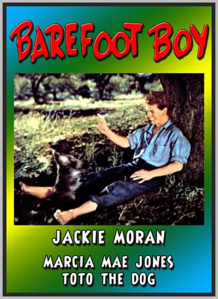 BAREFOOT BOY - COLORIZED - 1938 - JACKIE MORAN - RARE DVD – TV Museum DVDs