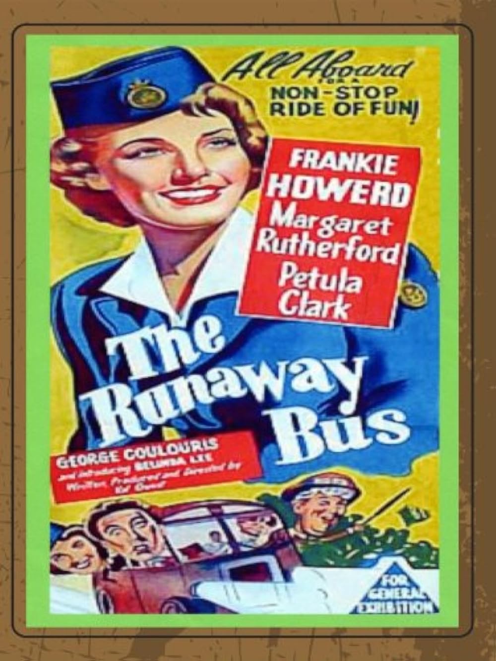 RUNAWAY BUS 1954 - RARE COLORIZED - $15 – TV Museum DVDs