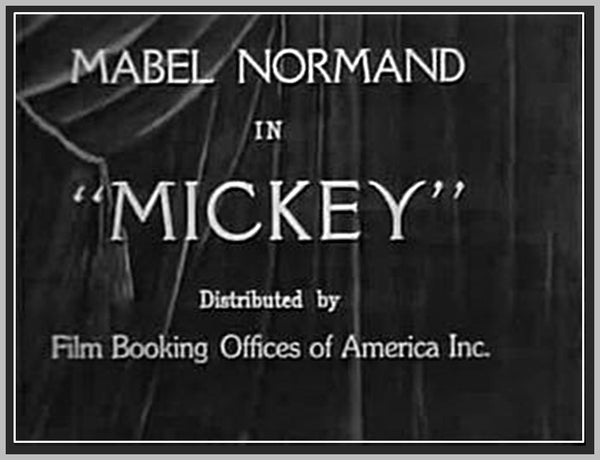 MICKEY - 1918 - LEW CODY - SILENT - RARE DVD – TV Museum DVDs